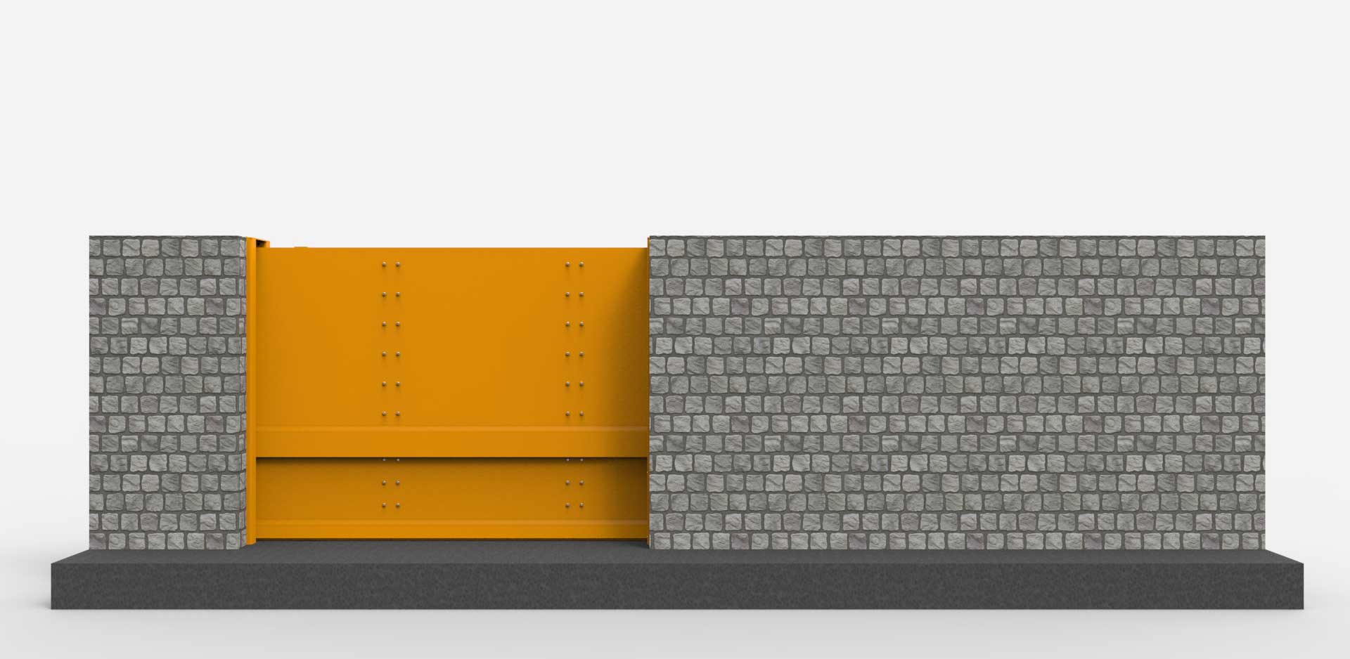 Avon FB7 Garrison Ballistic Sliding Vehicle Gate - Avon Barrier